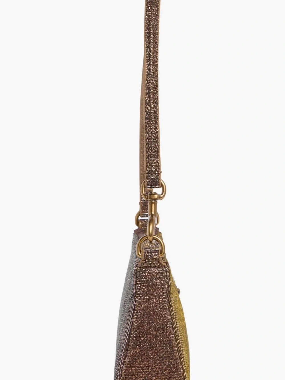Kurt Geiger | Bags | Kurt Geiger Glitter Metallic Shoulder Bag Bronze ...